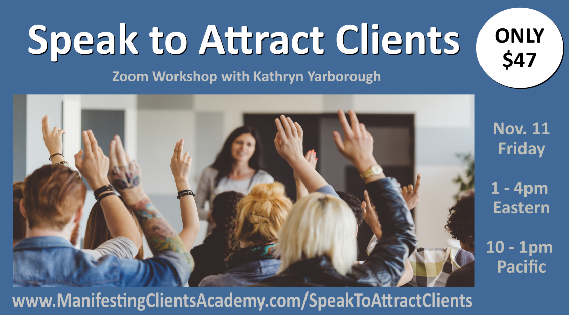 Speak to Attract Clients Online Course