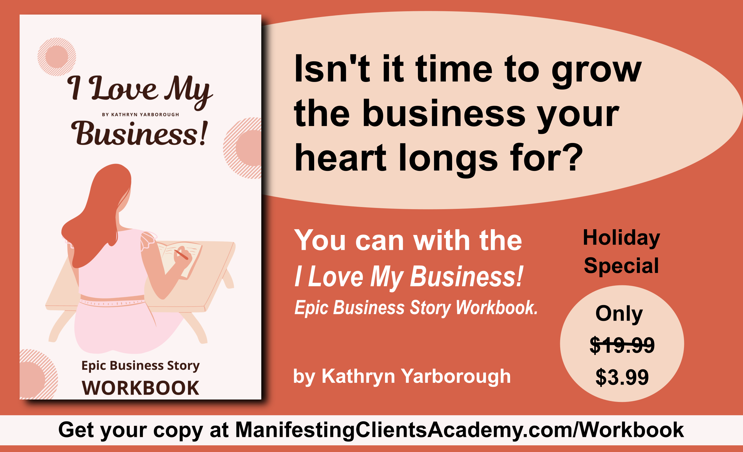 I Love My business! Epic Business Story Workbook