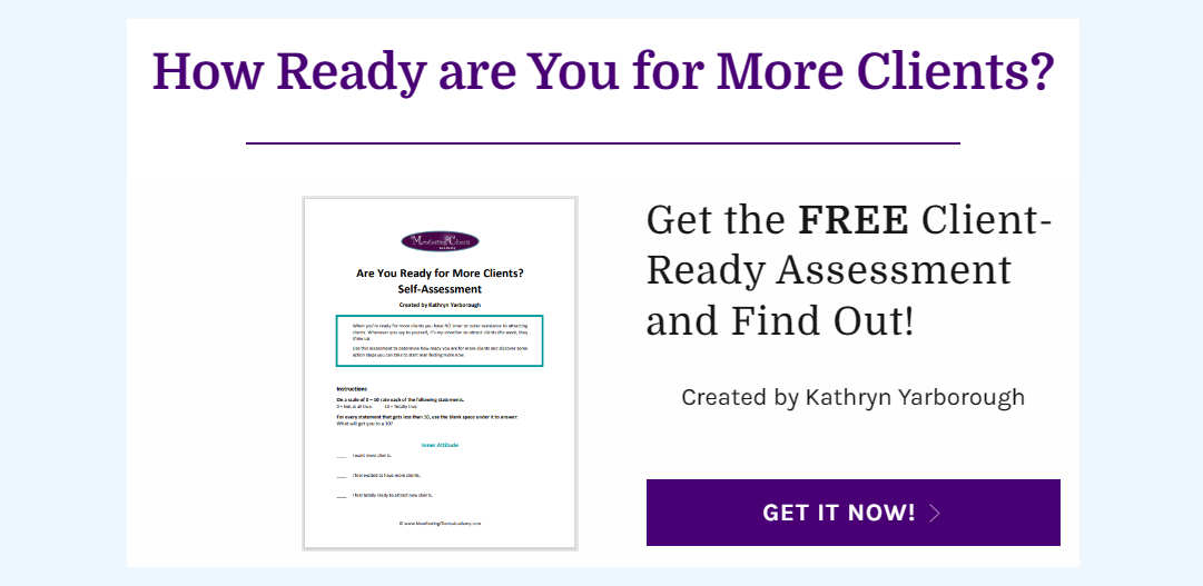 Client Ready Assessment